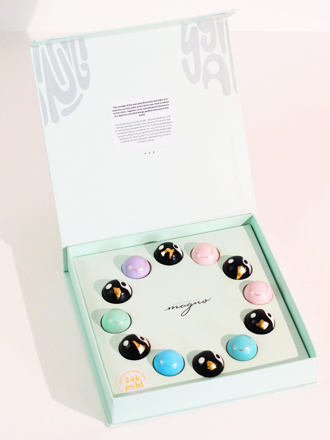 Luxury Chocolate Box - Yin Yang - Magno – Magno Chocolates