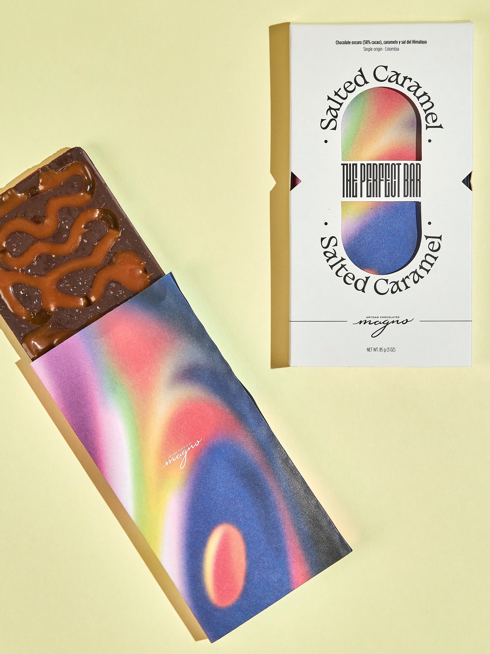 Salted Caramel Chocolate Bar (2pcs) – Magno Artisan Chocolates